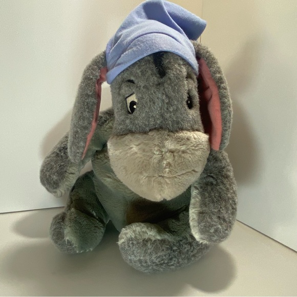 Disney | Toys | Vintage Eeyore Plush From Disney Comes With Velcro Pin ...